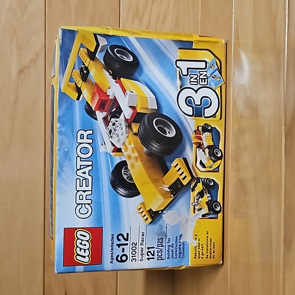 Lego | Toys | Lego Creator 302 Super Racer 3 In 1 Race Car Set 121 ...